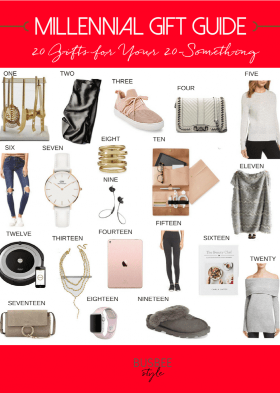 Millennial Gift Guide | 20 Gift Ideas for 20-Somethings | Busbee Style