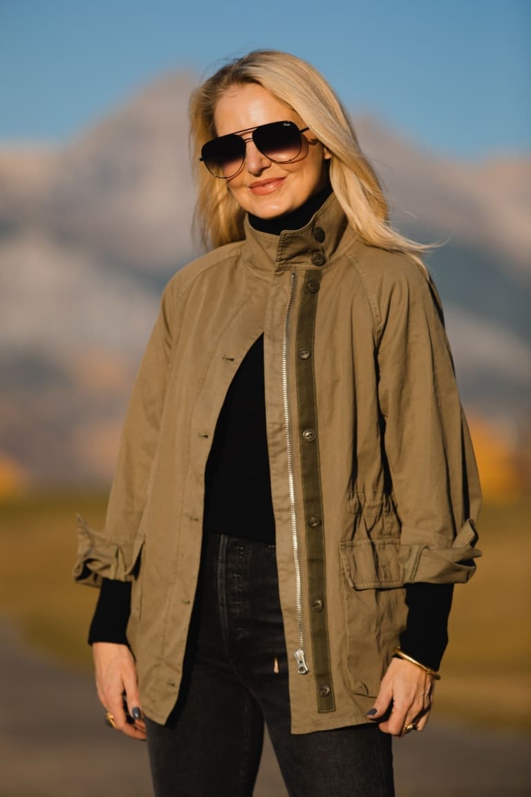Simple Ways to Style a Cargo Jacket for Women Over 40
