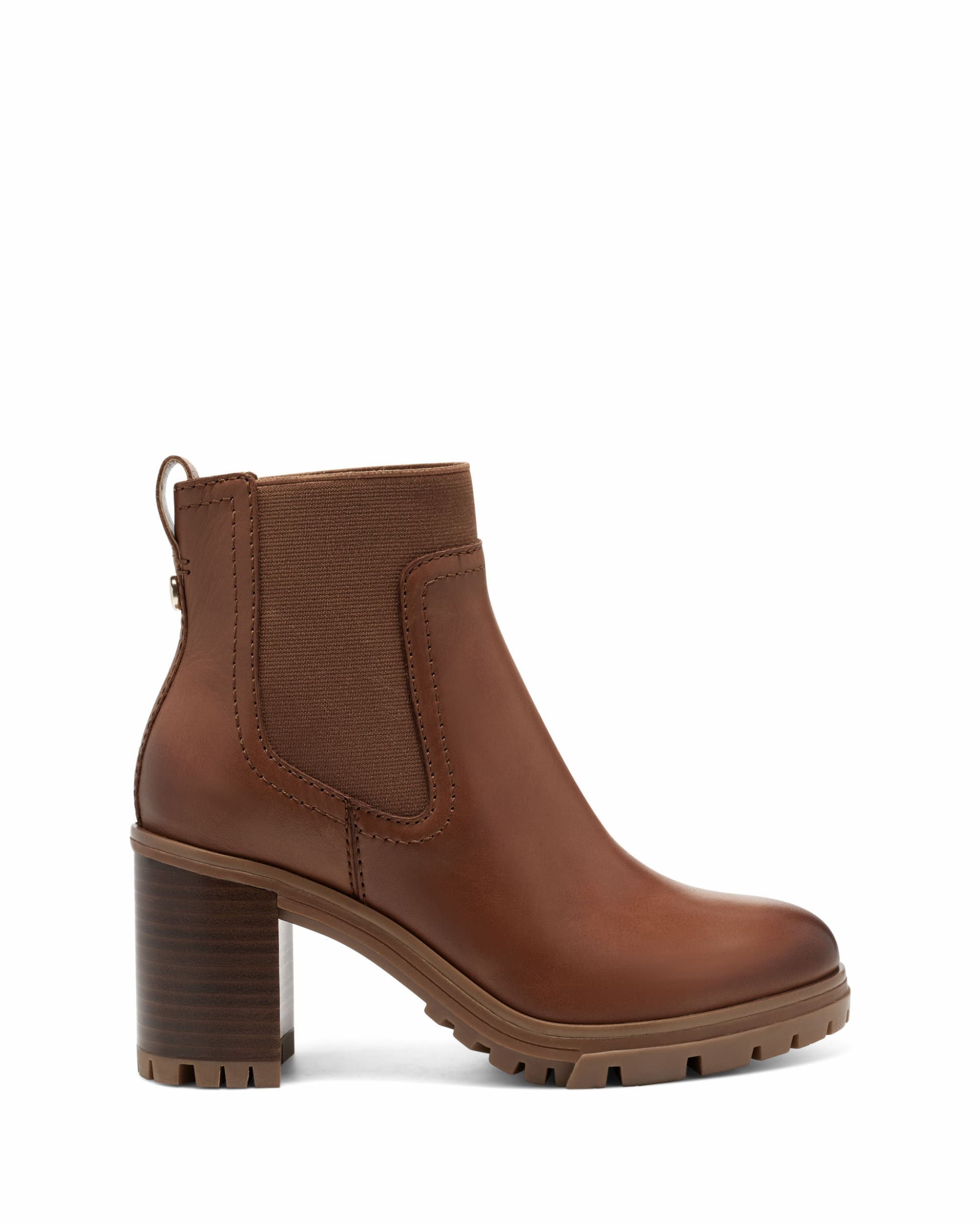 Brown Block Heel Booties - Busbee Style