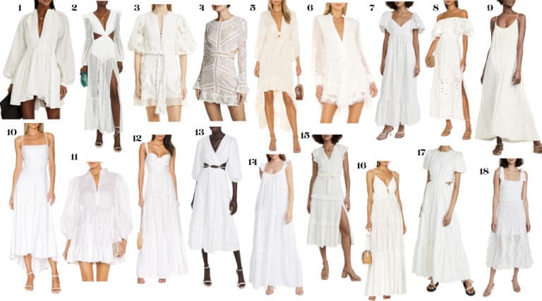 White Dresses You Need In Your Resort Wear Wardrobe For The Summer
