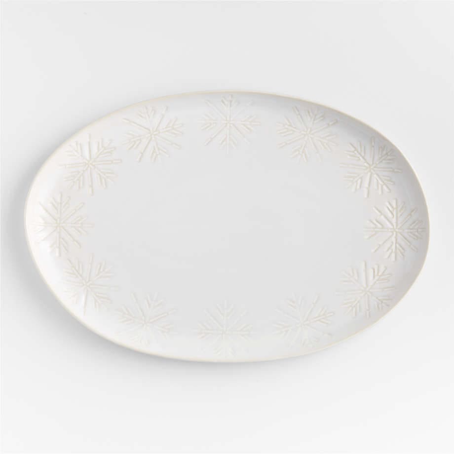 holiday weight gain, snowflake platter - Busbee Style