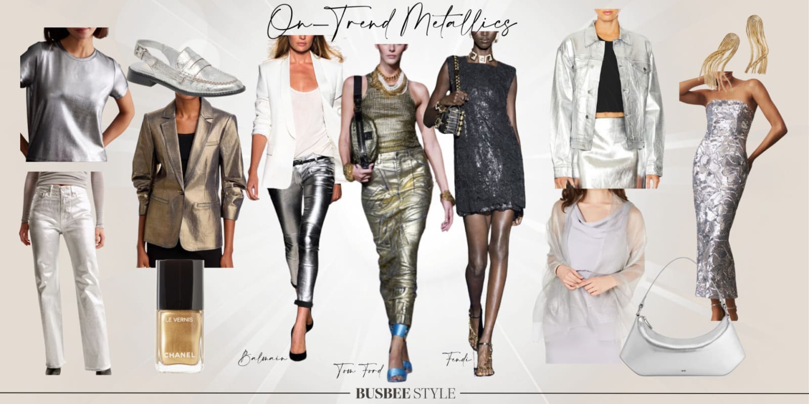 The 80’s Metallic Trend Is Back & Better Than Ever! How To Nail It